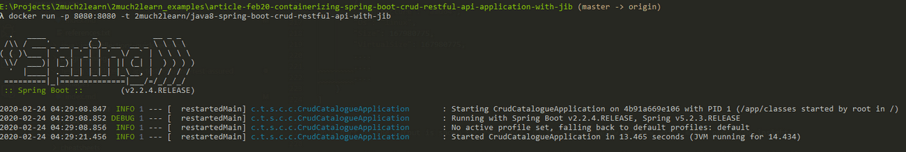 A Step By Step Guide On Containerizing Spring Boot Crud Restful Api Application With Jib
